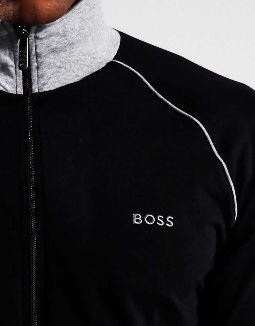 BOSS Mix & Match Zip Jacket Black - Terraces Menswear