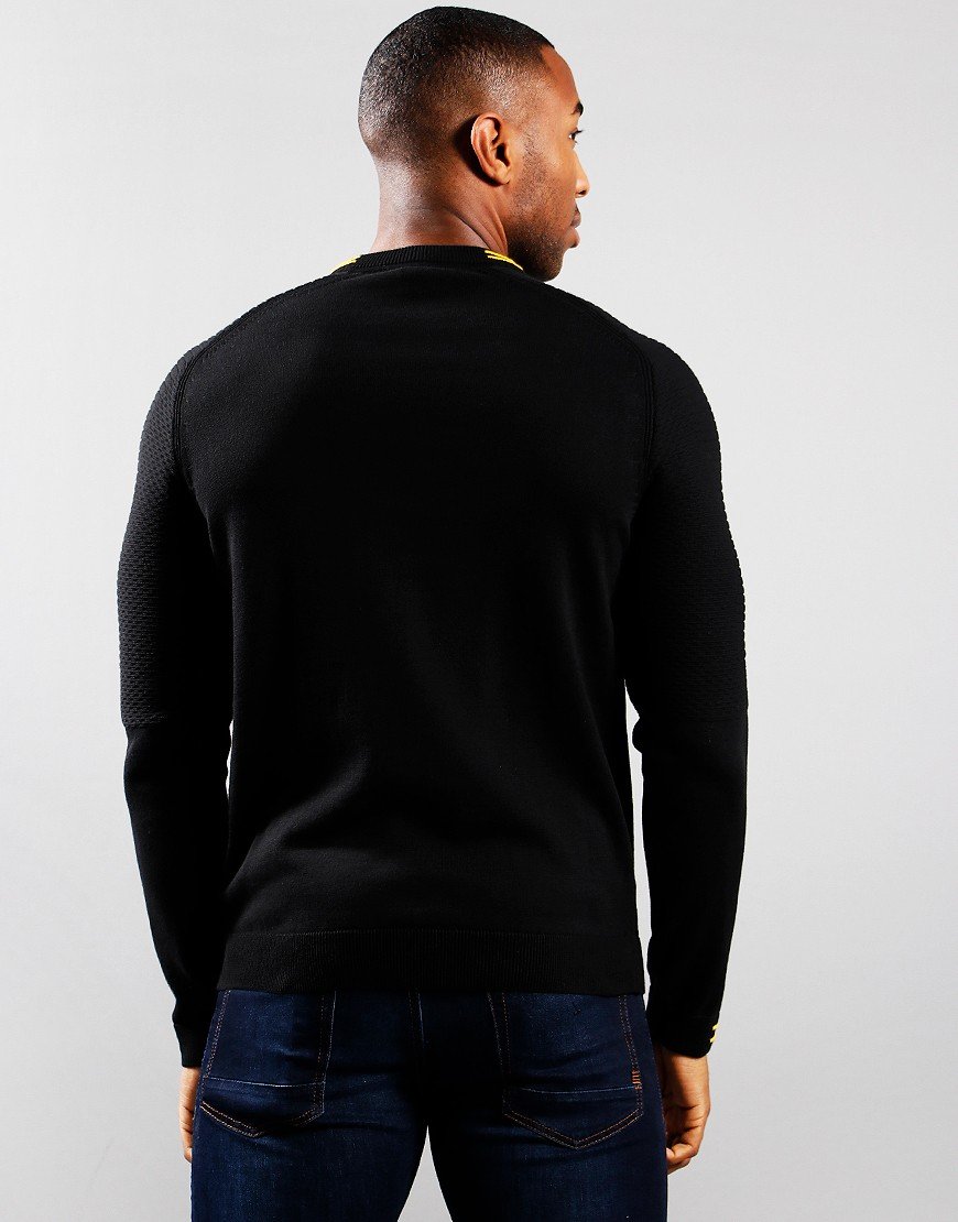 BOSS Ronard Crew Sweat Black - Terraces Menswear