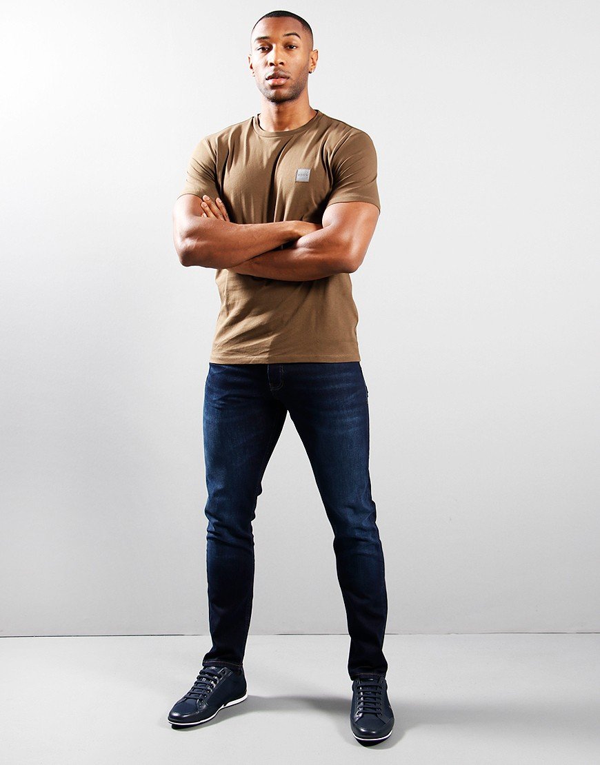 BOSS Tales 1 T-Shirt Dark Green - Terraces Menswear