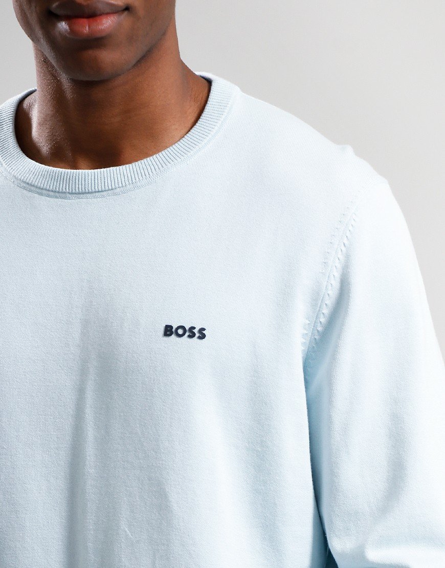 BOSS Rallo Sweat Open Blue - Terraces Menswear