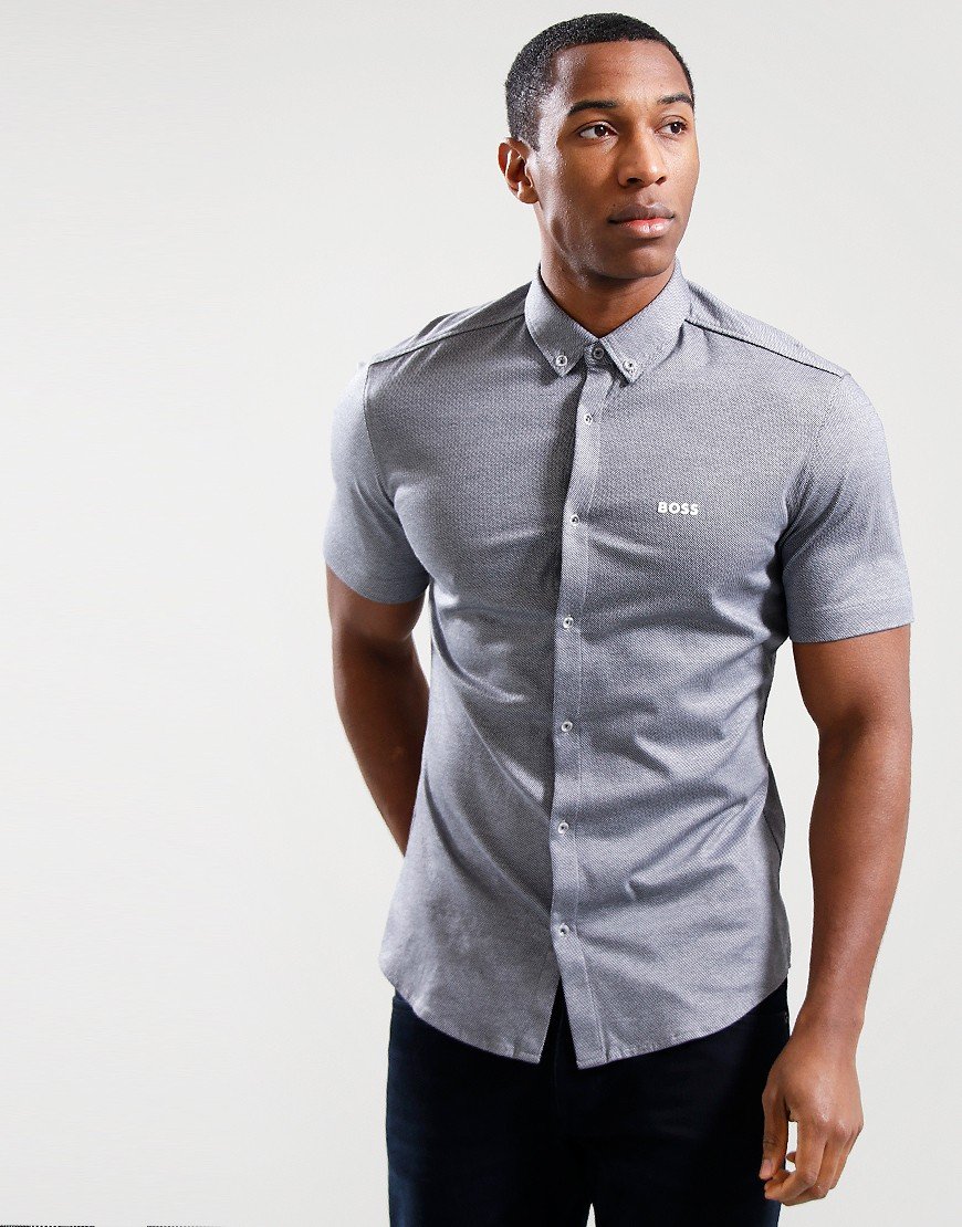 BOSS Biadia_R Shirt Navy - Terraces Menswear