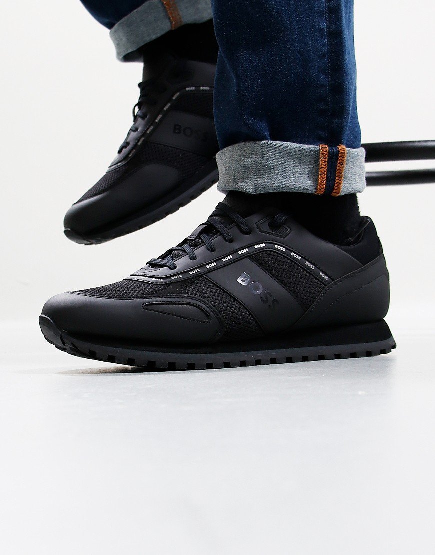 BOSS Parkour-L_Runn Trainers Black - Terraces Menswear