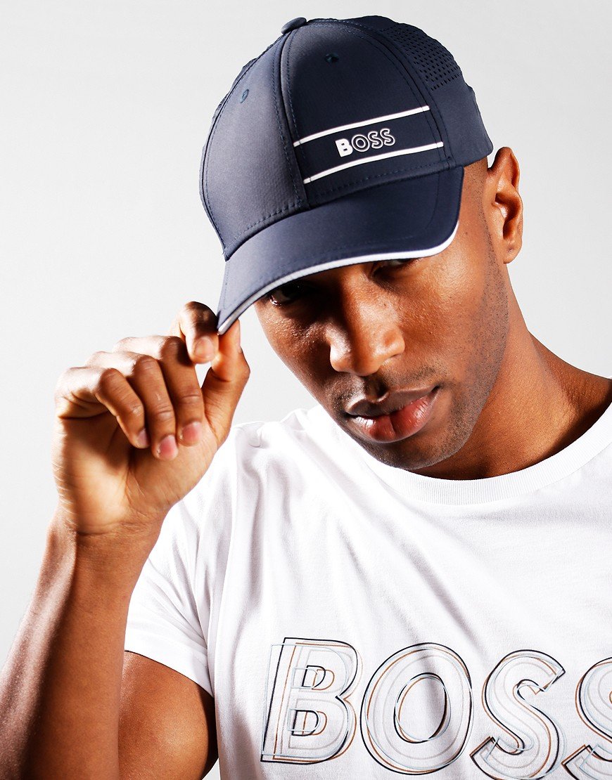 BOSS Unwrapped 2 Cap Dark Blue - Terraces Menswear