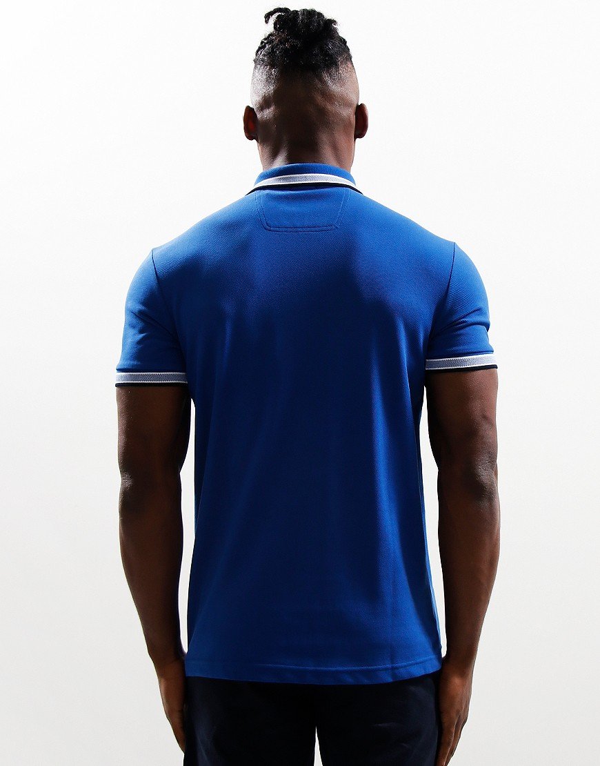 BOSS Paddy Polo Shirt Medium Blue - Terraces Menswear