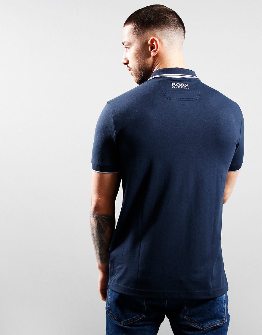 BOSS Paddy Pro Polo Shirt Navy - Terraces Menswear