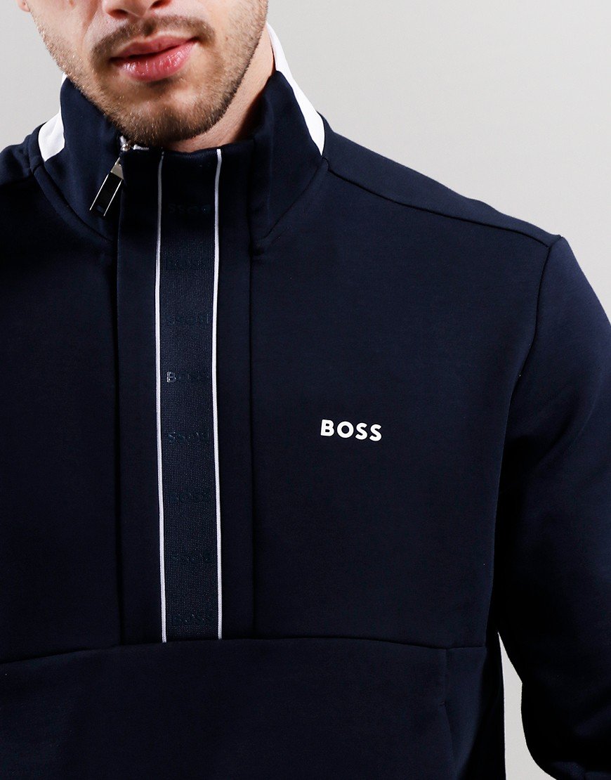 BOSS Sweat 1 Dark Blue - Terraces Menswear
