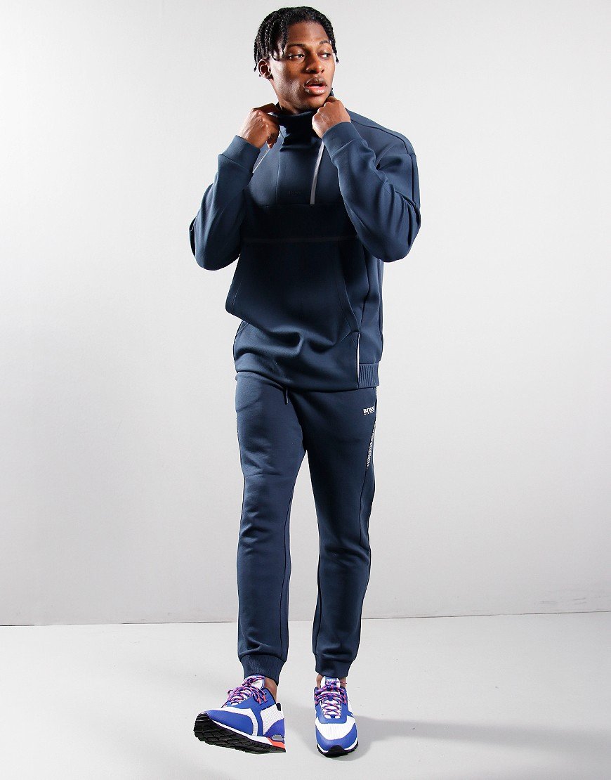 BOSS Swique Sweat Navy - Terraces Menswear