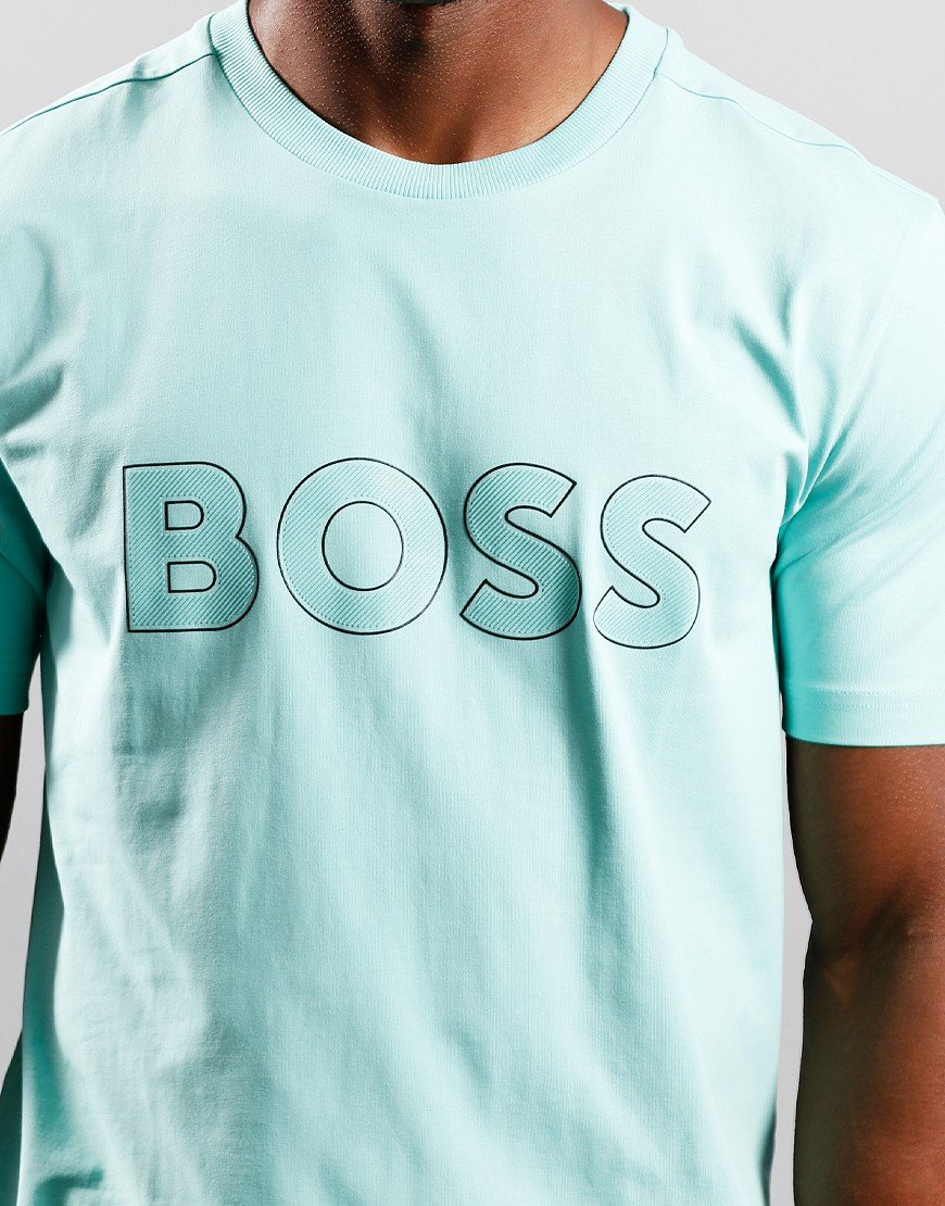 BOSS Tee 9 Light/Pastel Green - Terraces Menswear