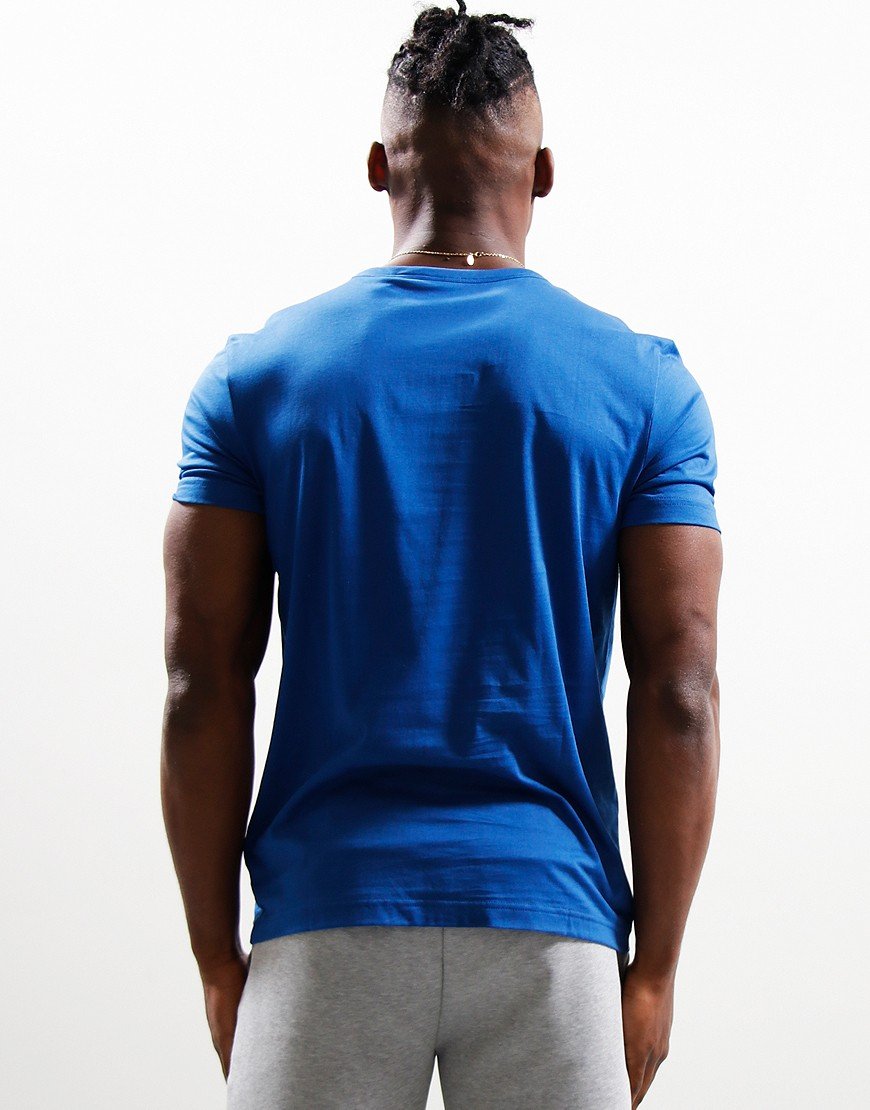BOSS Tee Curved Bright Blue - Terraces Menswear
