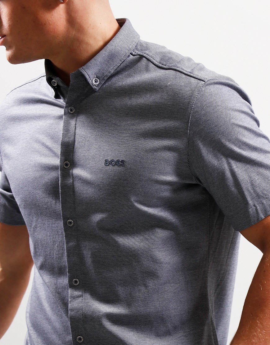 BOSS Biadia_R Shirt Navy - Terraces Menswear