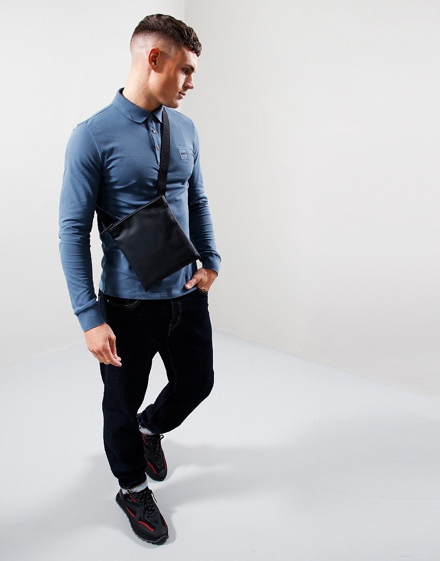 BOSS Goodwin_S Zip Env Side Bag Black - Terraces Menswear