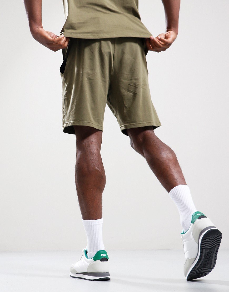 BOSS Mix & Match Shorts Open Green - Terraces Menswear