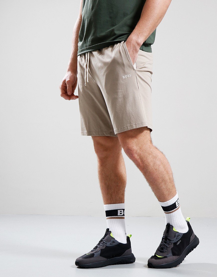 BOSS Mix & Match Shorts Dark Beige - Terraces Menswear