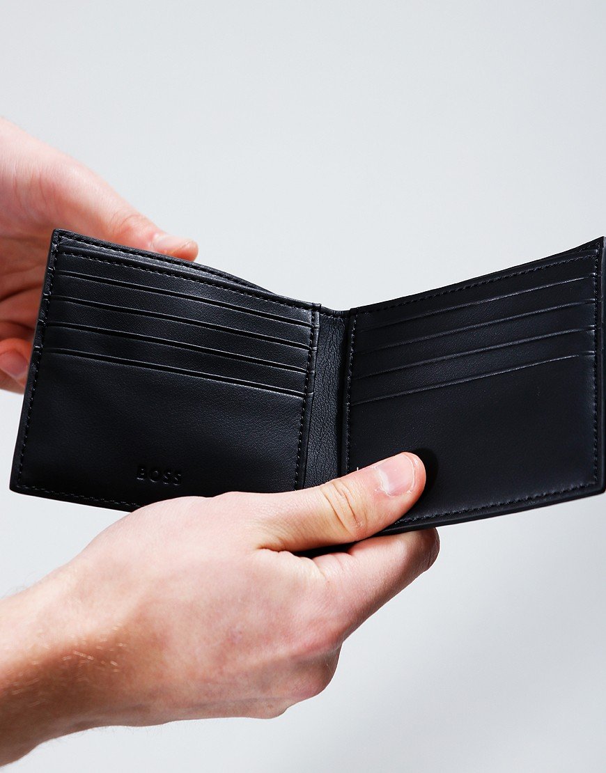 BOSS Ray_S_8 Wallet Black - Terraces Menswear