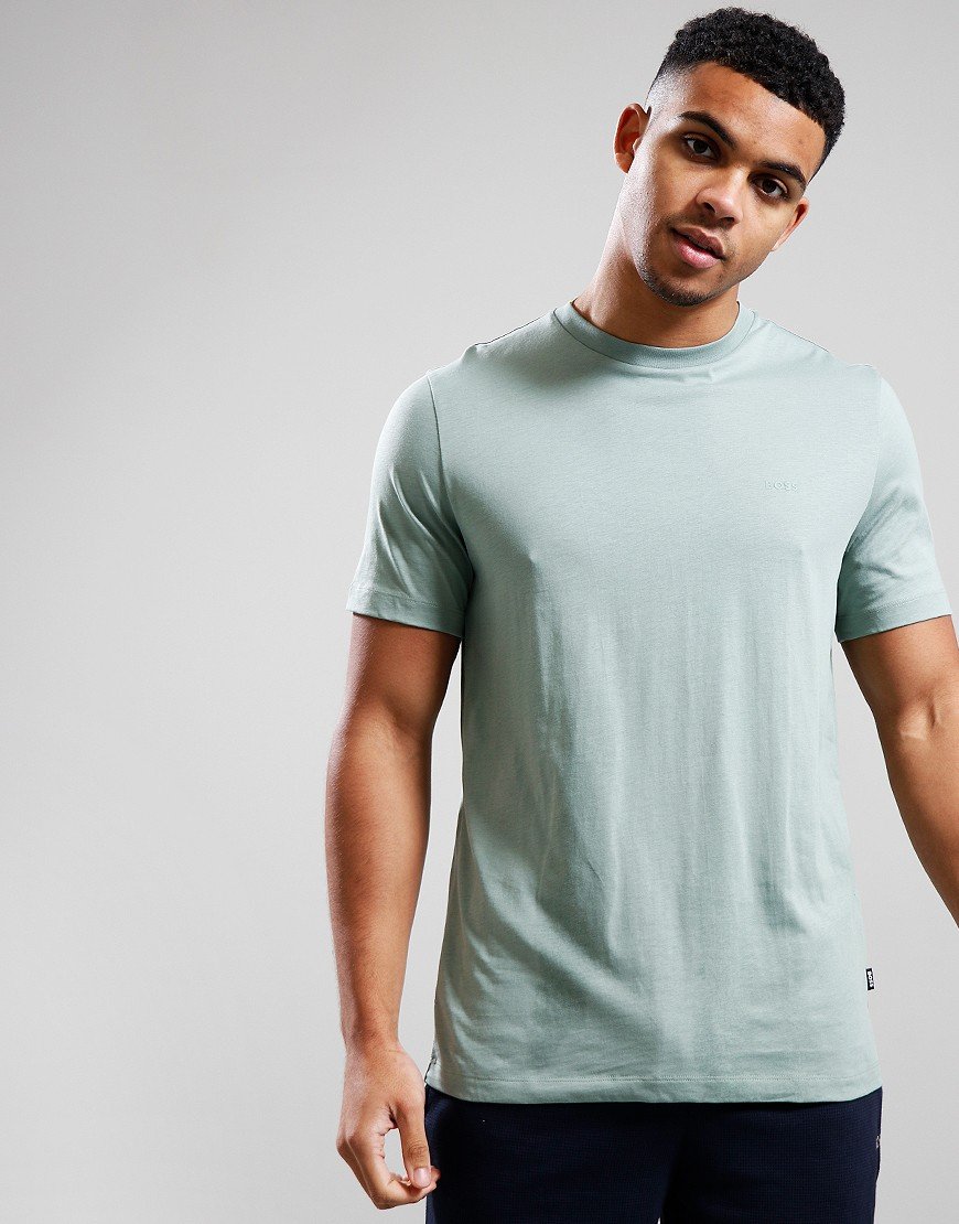 BOSS Thompson 01 T-Shirt Light Pastel Green - Terraces Menswear