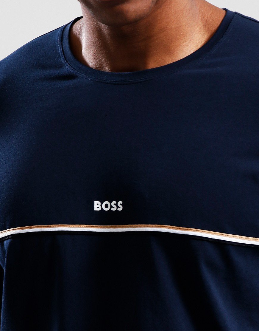 BOSS Unique T-Shirt Dark Blue - Terraces Menswear