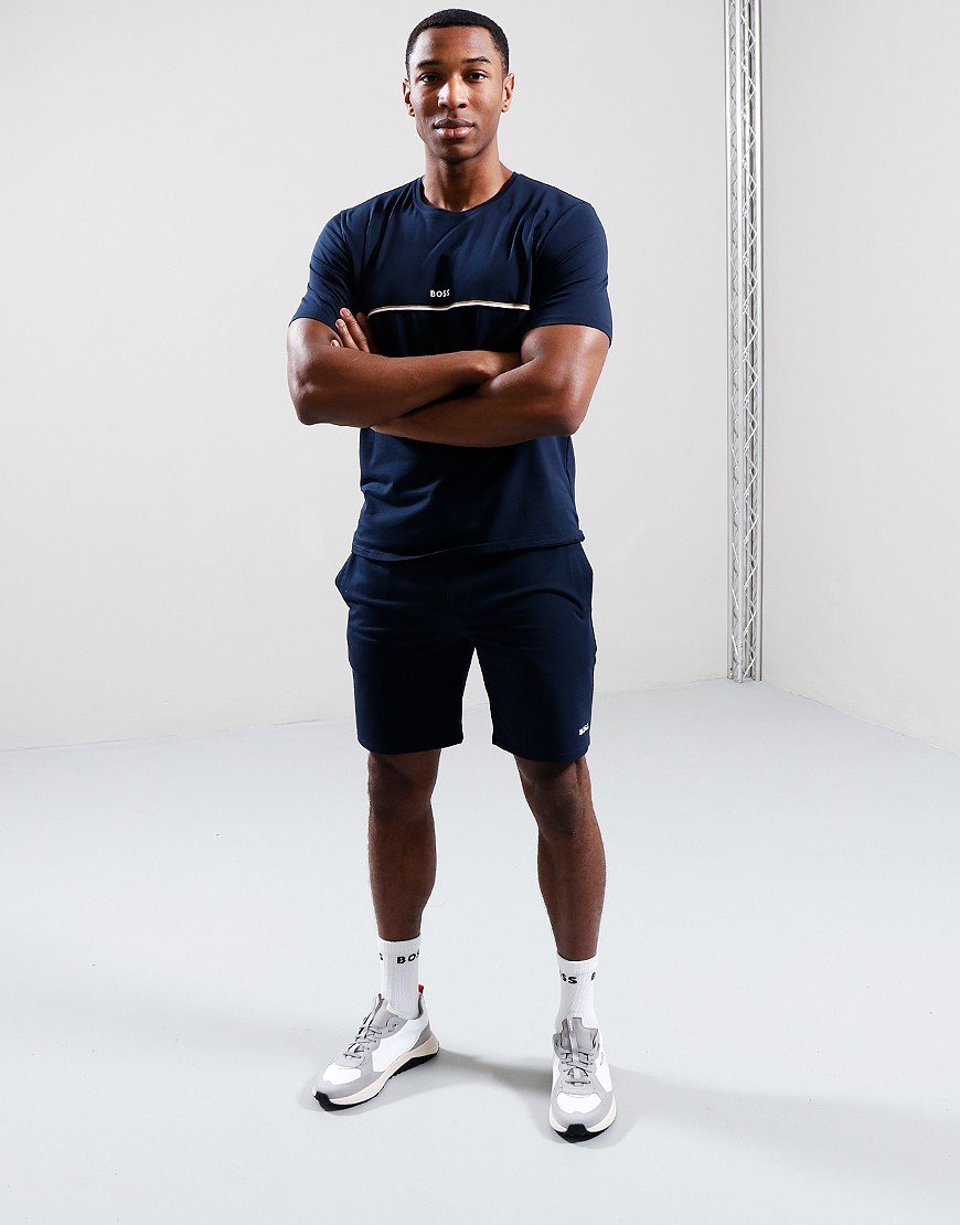 BOSS Unique T-Shirt Dark Blue - Terraces Menswear