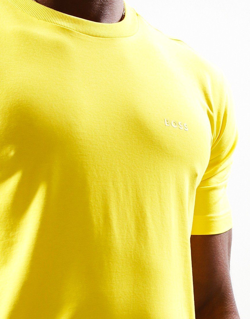 BOSS Tee Tape Bright Yellow - Terraces Menswear