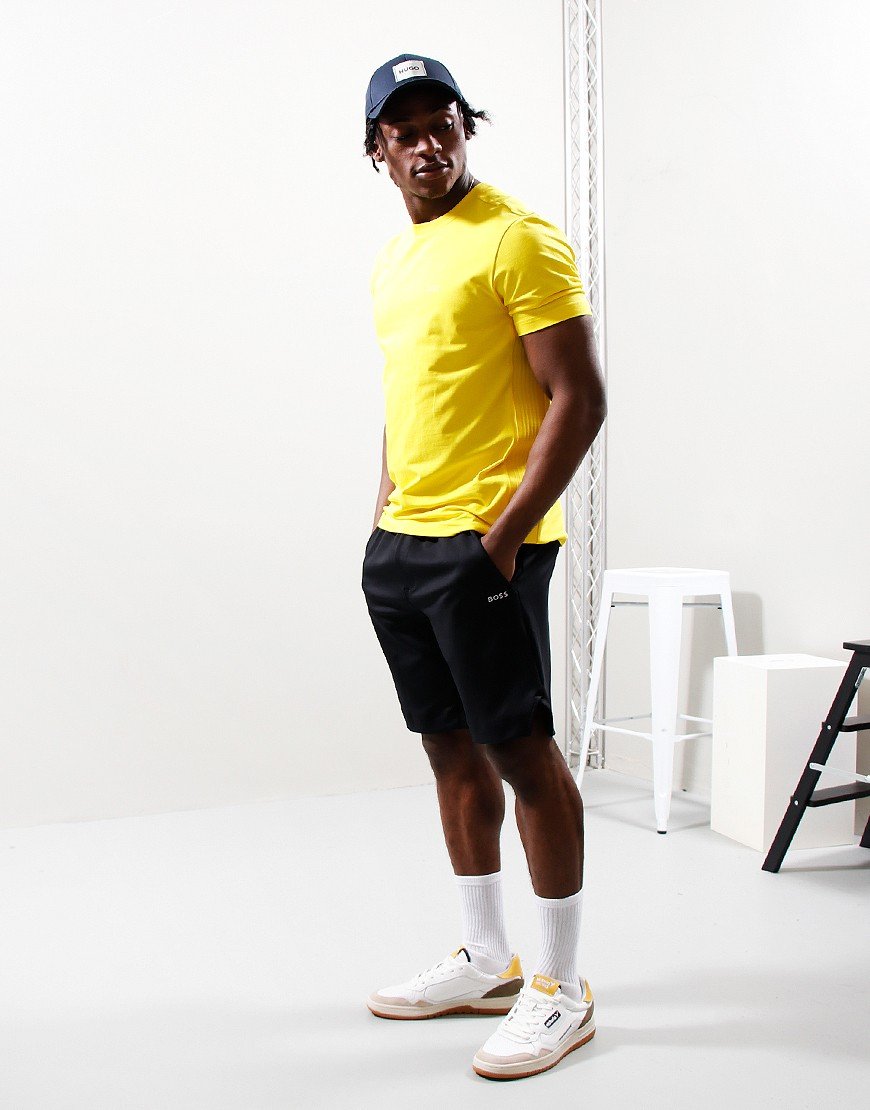 BOSS Tee Tape Bright Yellow - Terraces Menswear