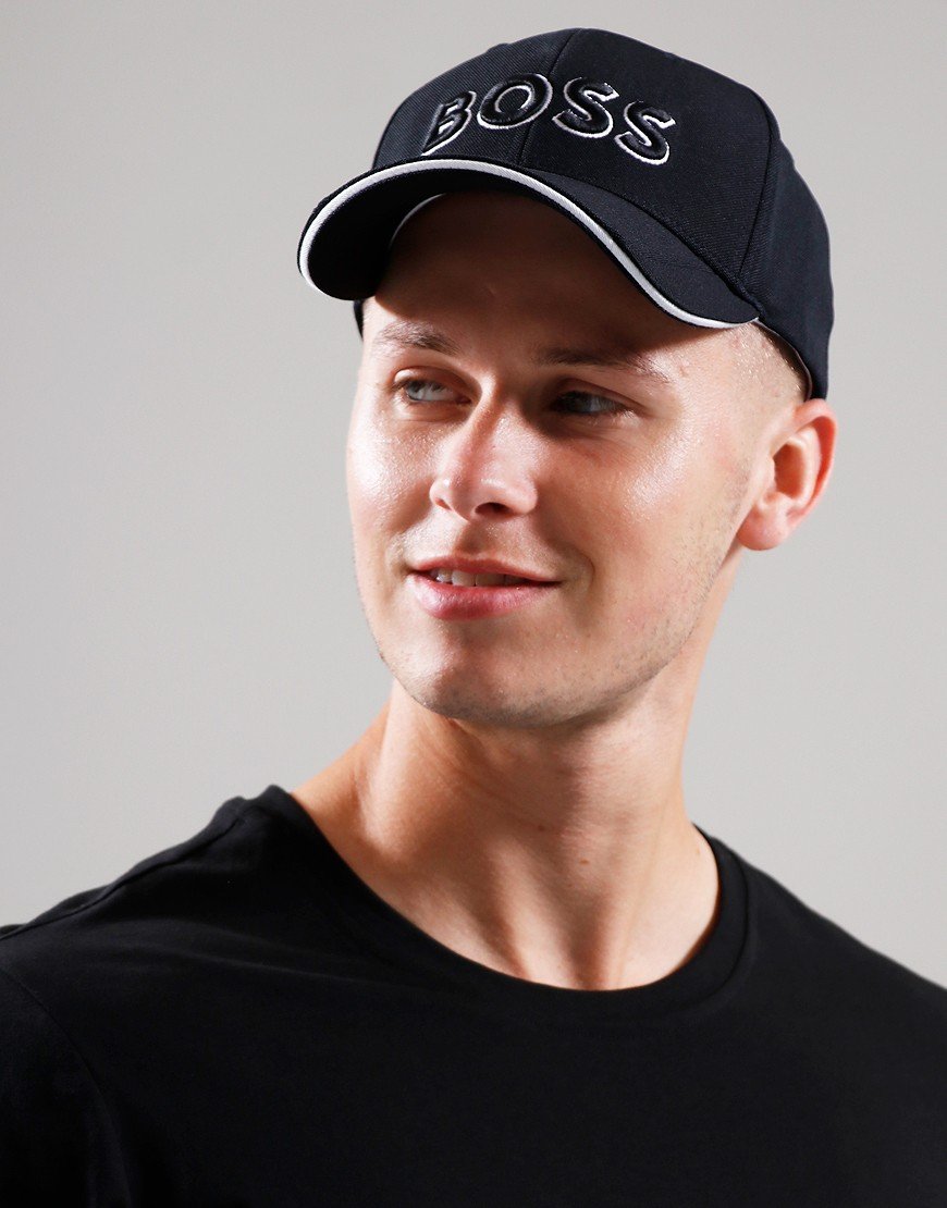 BOSS US 1 Cap Black - Terraces Menswear