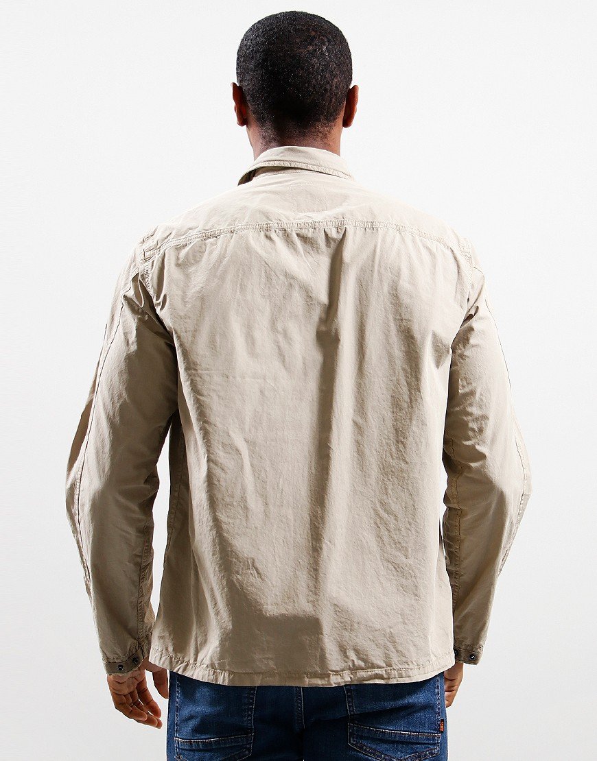 BOSS Lebold Overshirt Medium Beige - Terraces Menswear