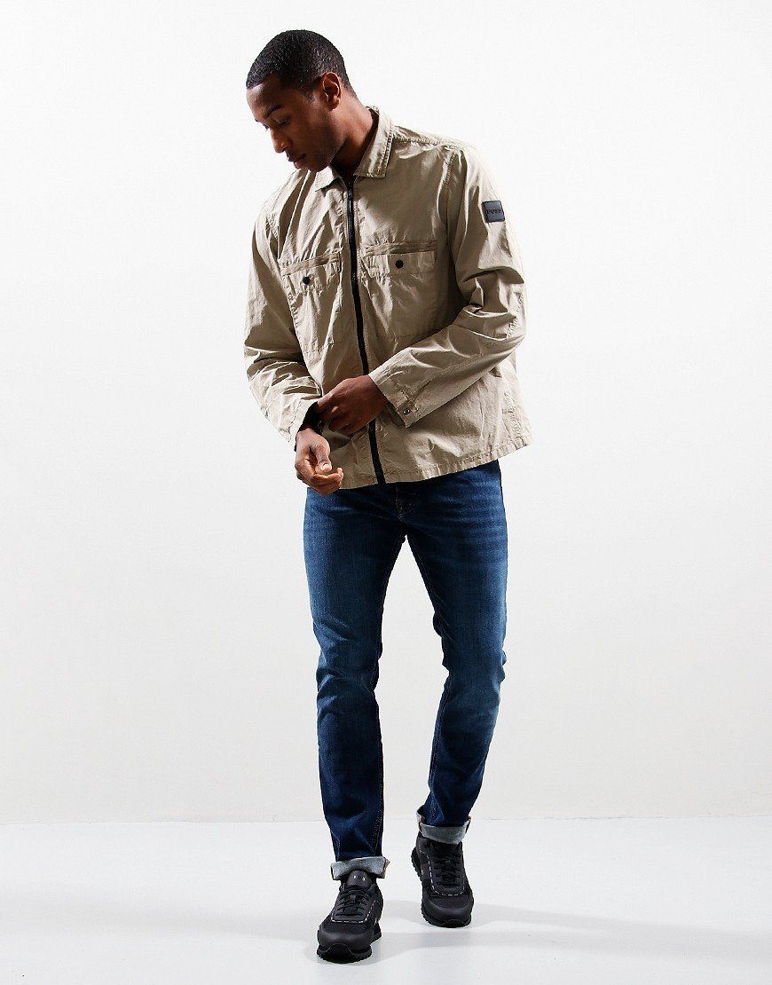 BOSS Lebold Overshirt Medium Beige - Terraces Menswear