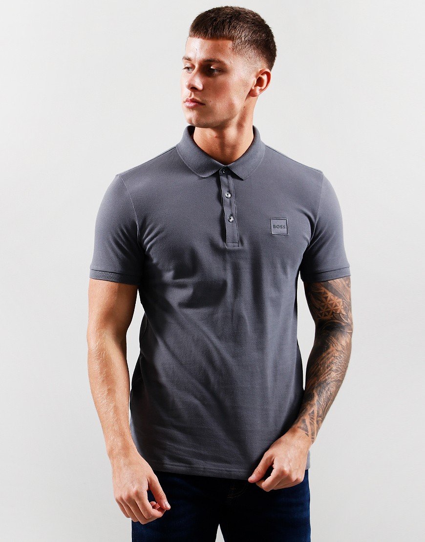 BOSS Passenger Polo Shirt Dark Grey - Terraces Menswear