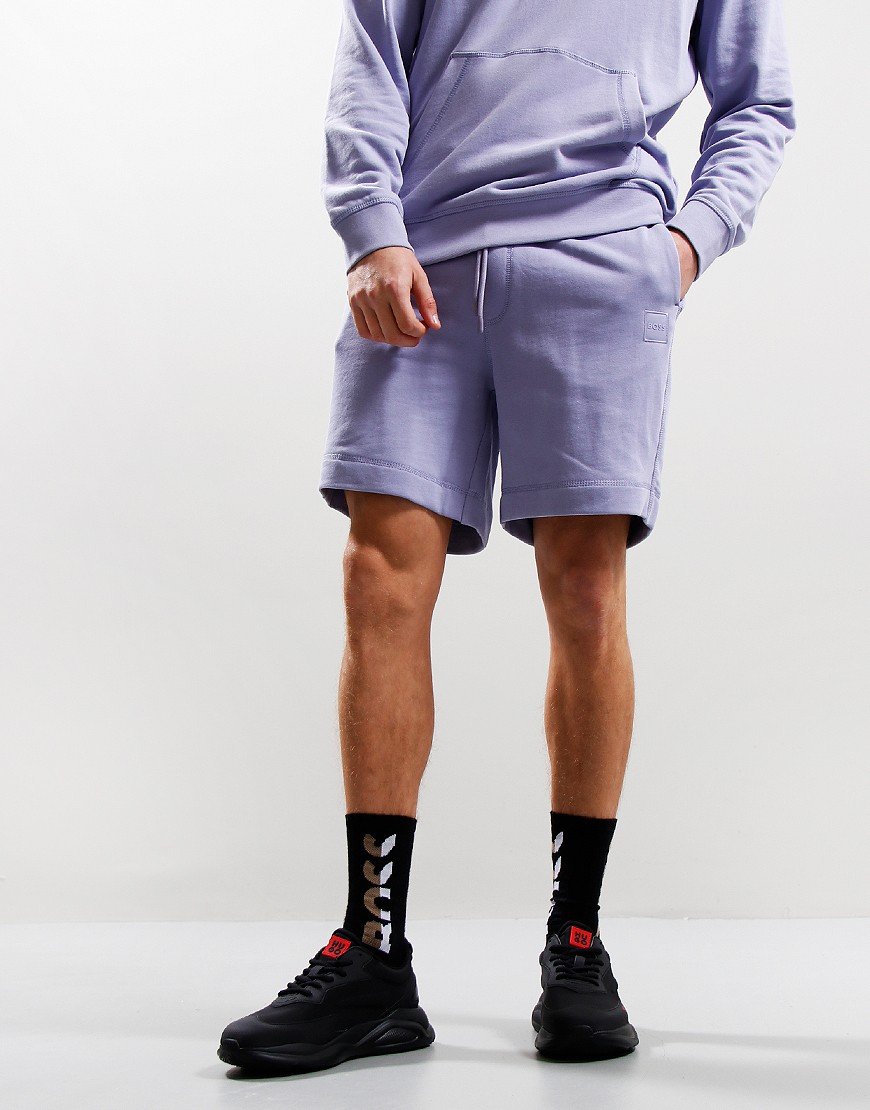 BOSS Sewalk Shorts Light Pastel Purple - Terraces Menswear