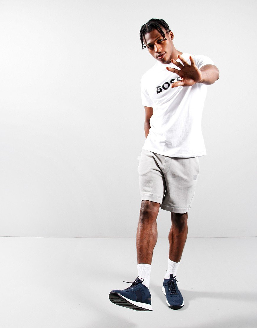 BOSS Sewalk Jog Shorts Medium Grey - Terraces Menswear