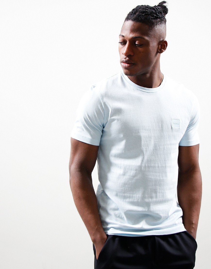 BOSS Tales T-Shirt Open Blue - Terraces Menswear