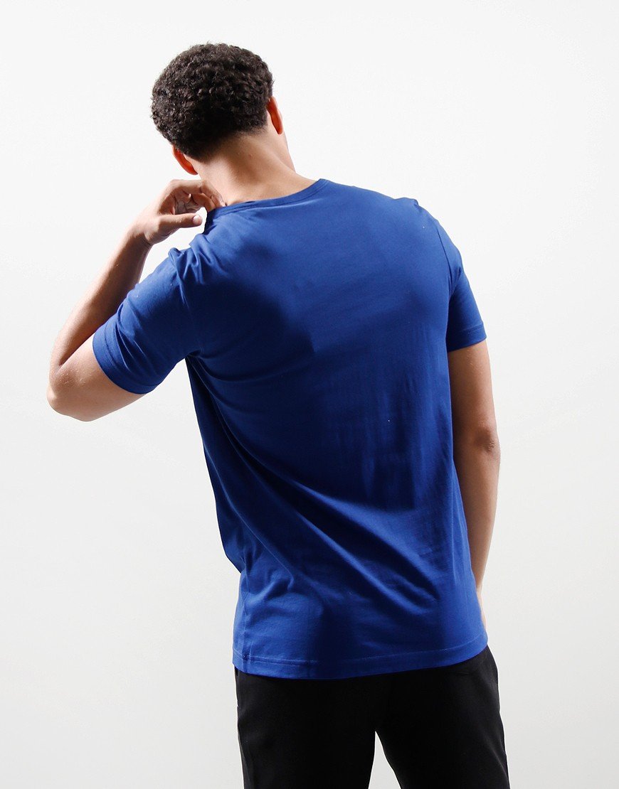 BOSS Tee Curved Bright Blue - Terraces Menswear