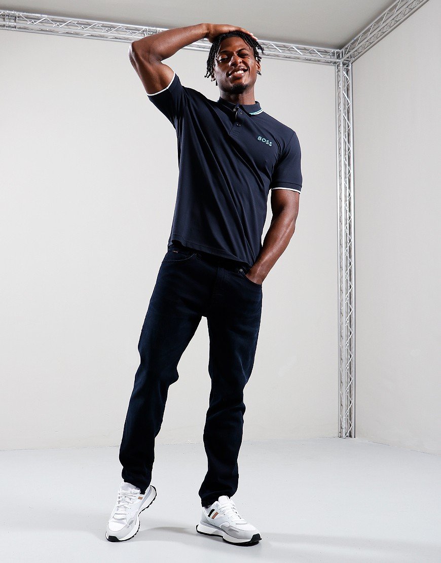 BOSS Paddy Pro Polo Shirt Dark Blue - Terraces Menswear