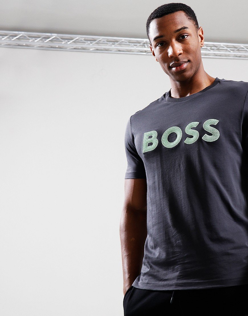 BOSS Tee 1 T-Shirt Charcoal - Terraces Menswear
