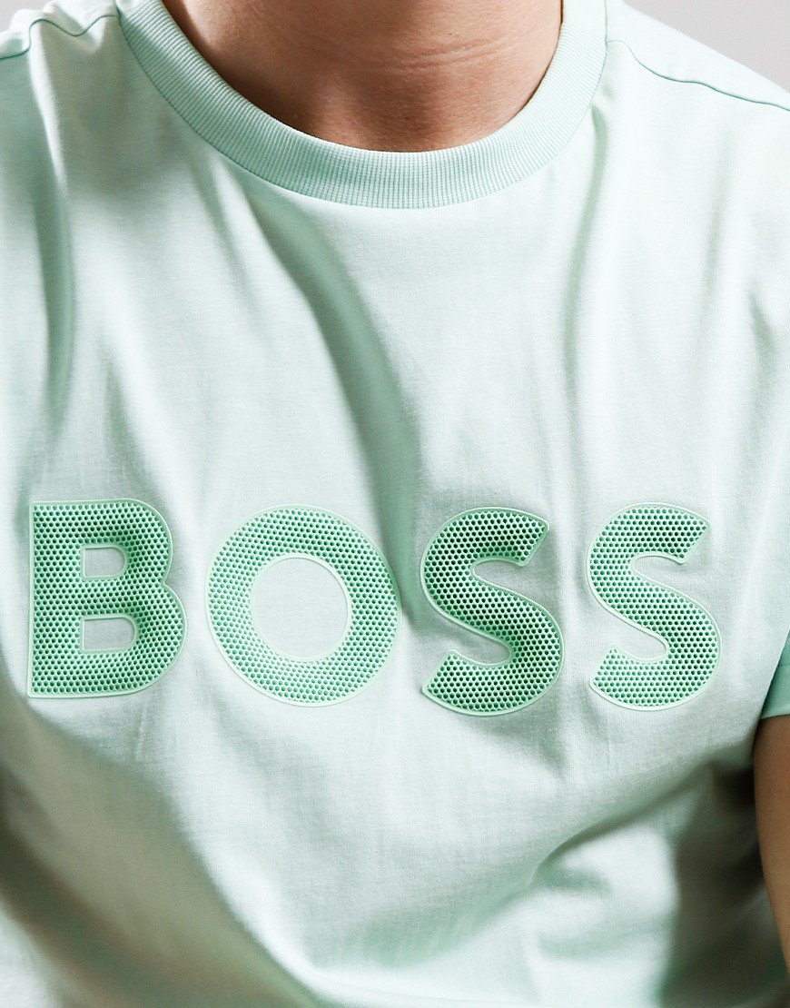 BOSS Tee 1 Open Green - Terraces Menswear
