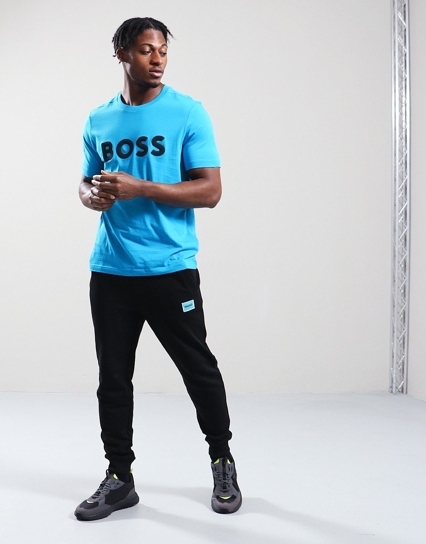 BOSS Tee 1 T-Shirt Turquoise/Aqua - Terraces Menswear
