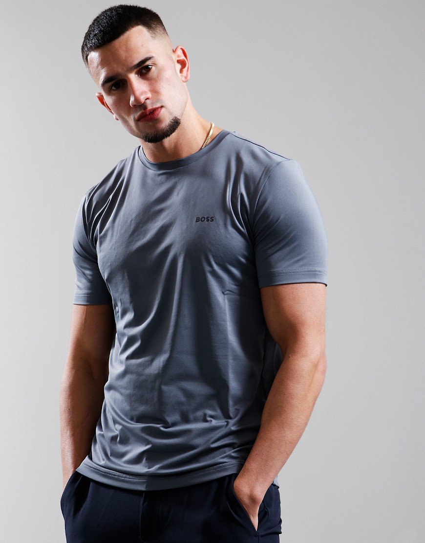 BOSS Tee Active 1 T-Shirt Dark Beige - Terraces Menswear