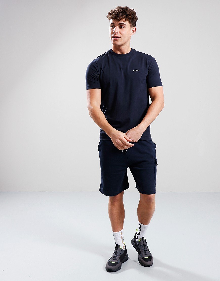 BOSS Tee Basic T-Shirt Dark Blue - Terraces Menswear