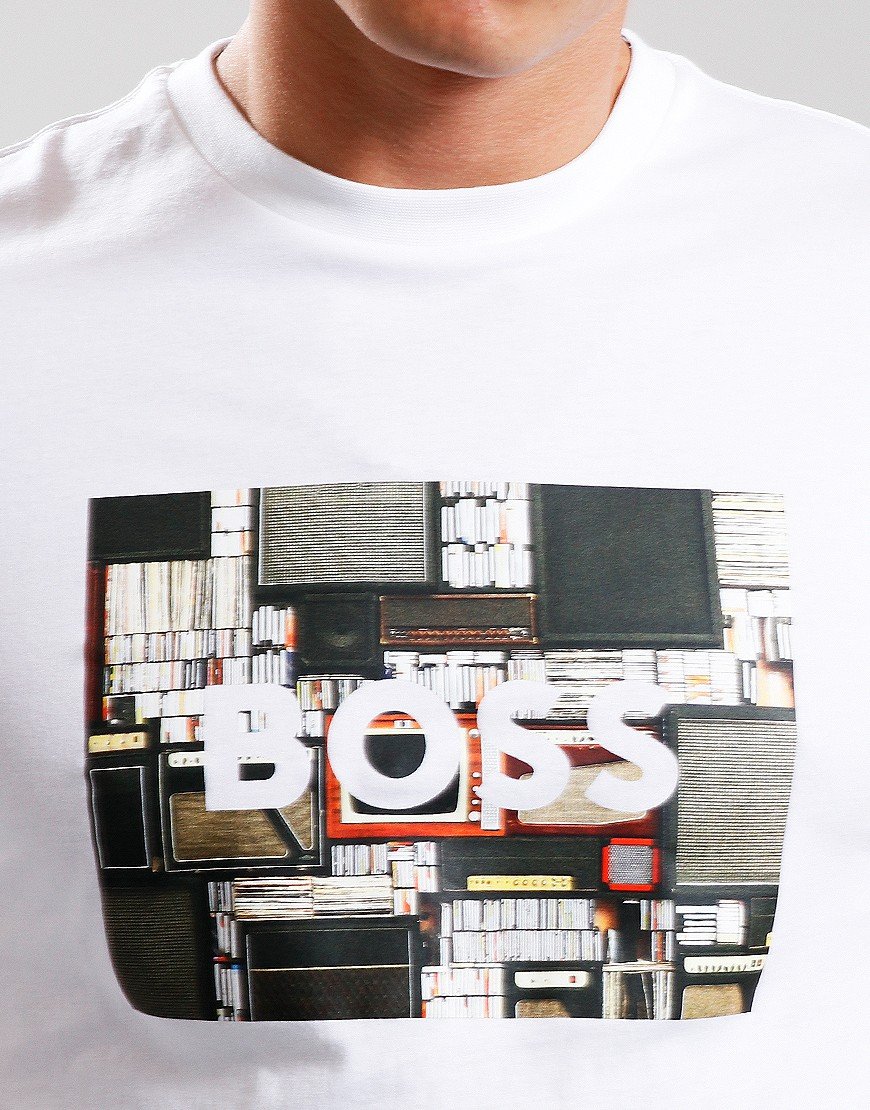 BOSS Heavy Boss T-Shirt Natural - Terraces Menswear