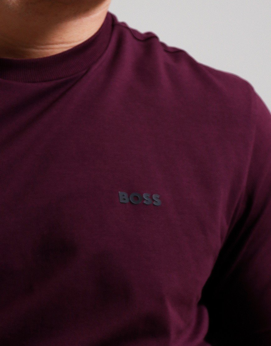 BOSS Tee Basic T-Shirt Open Pink - Terraces Menswear