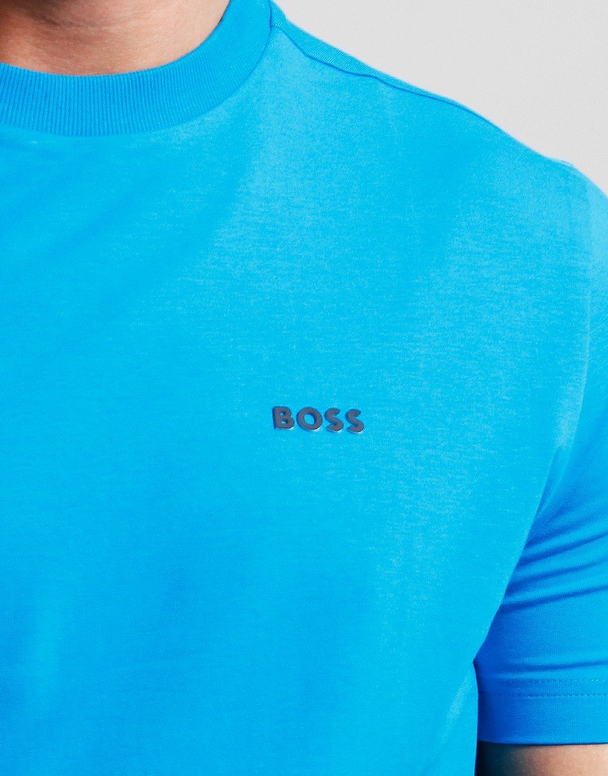 BOSS Tee Basic T-Shirt Turquoise/Aqua - Terraces Menswear