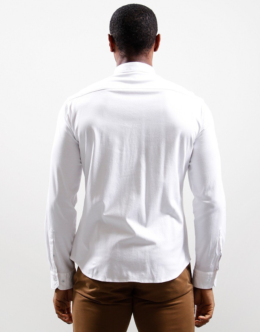 BOSS Biado_R Long Sleeve Shirt White - Terraces Menswear