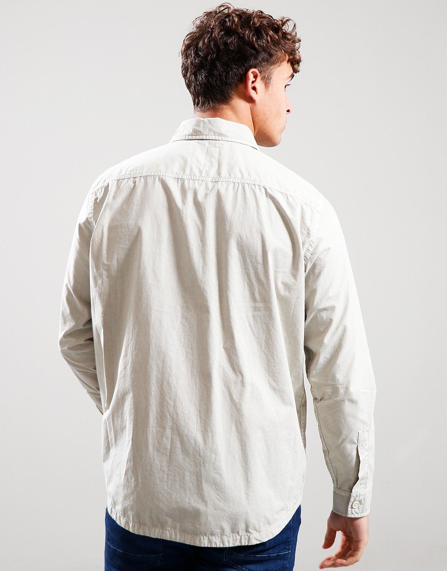 BOSS Locky_2_M Overshirt Light Beige - Terraces Menswear