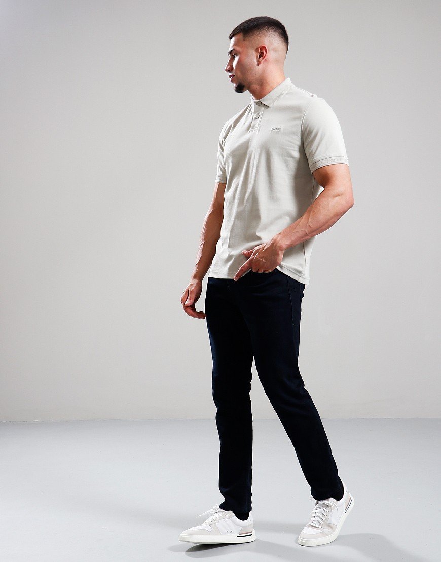 BOSS Pe_Interlock Polo Shirt Light Beige - Terraces Menswear