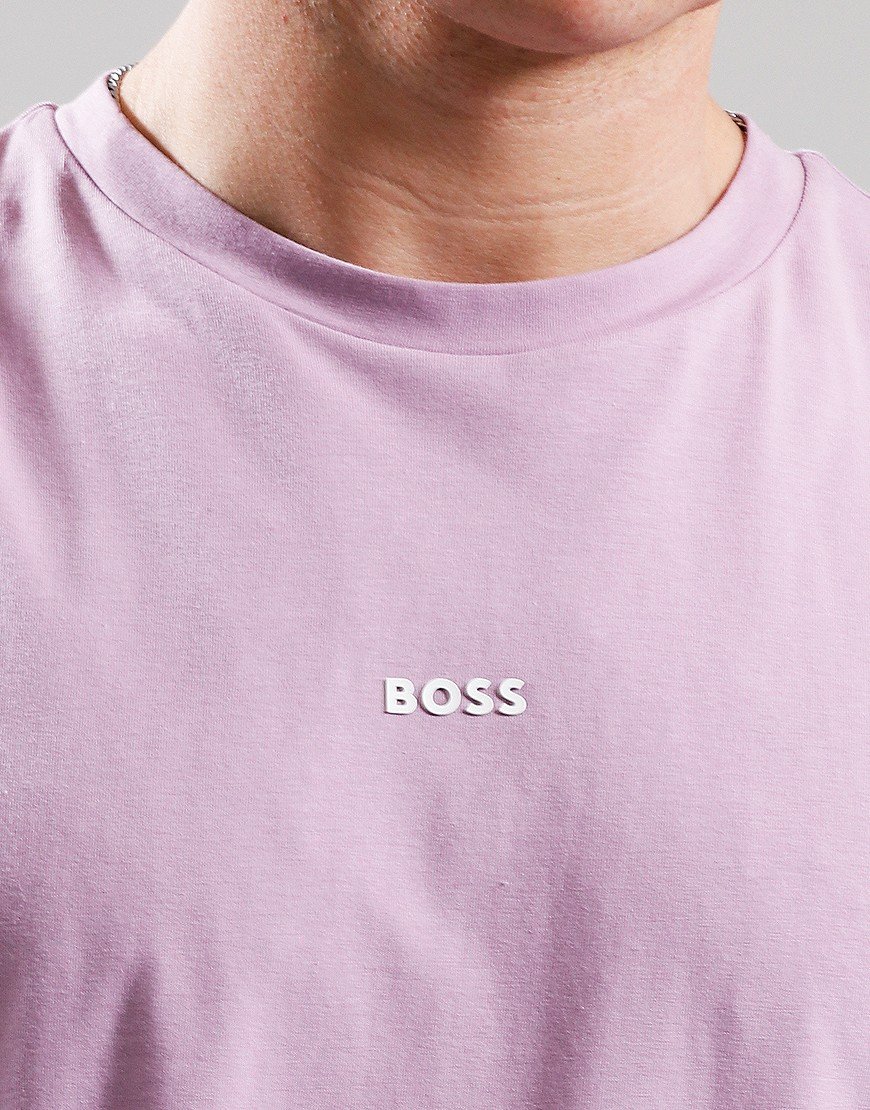 BOSS TChup T-Shirt Light Pastel Purple - Terraces Menswear