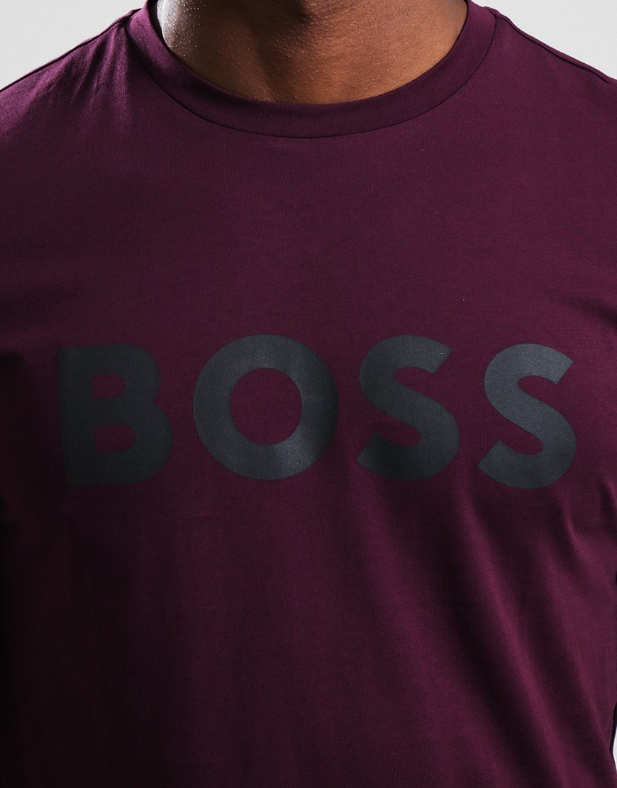 BOSS Thinking 1 T-Shirt Medium Purple - Terraces Menswear
