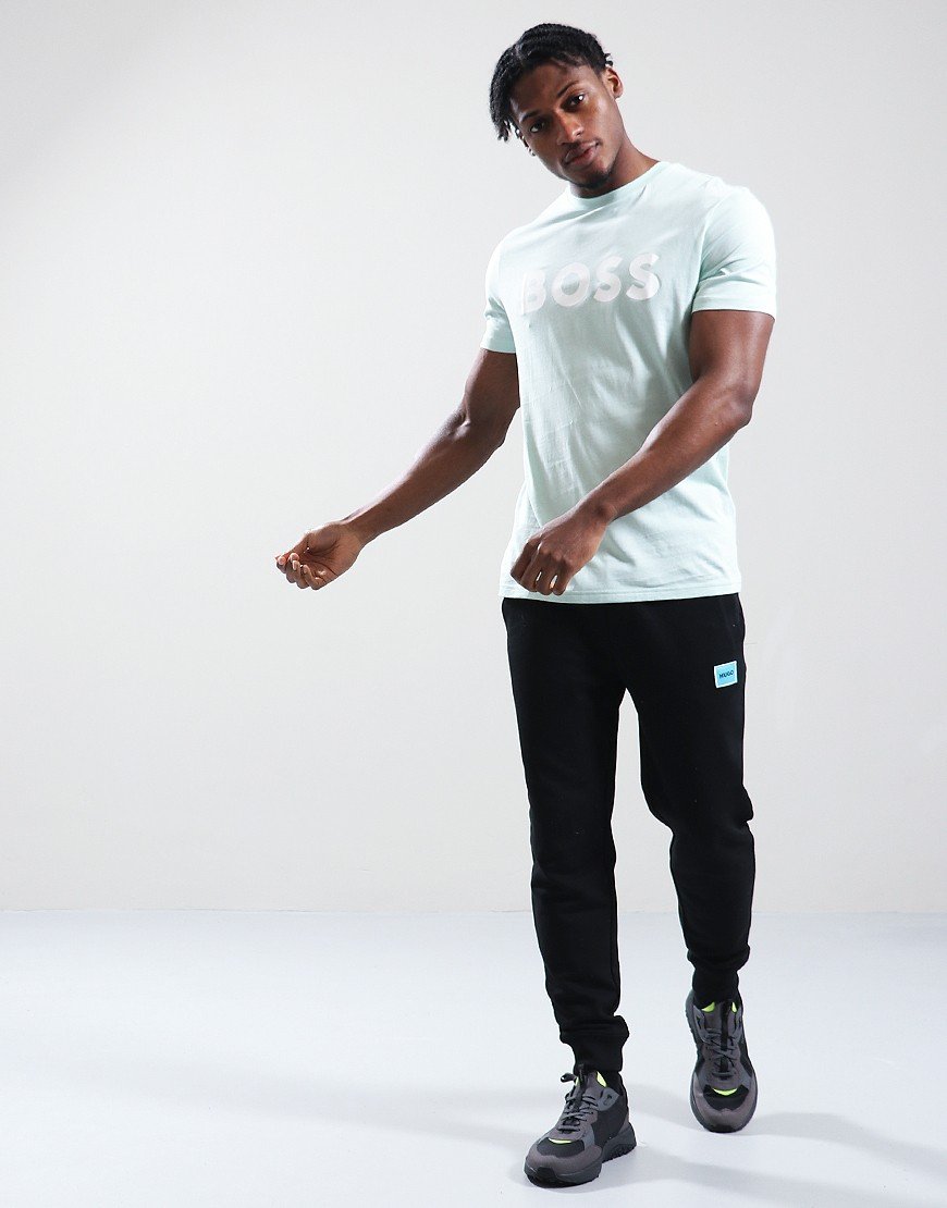 BOSS Thinking 1 T-Shirt Turquoise/Aqua - Terraces Menswear