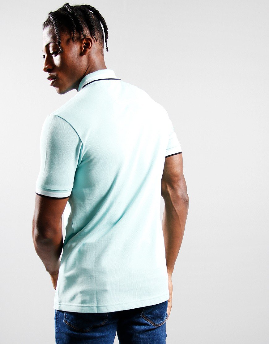 BOSS Paddy Polo Shirt Light Pastel/Green - Terraces Menswear