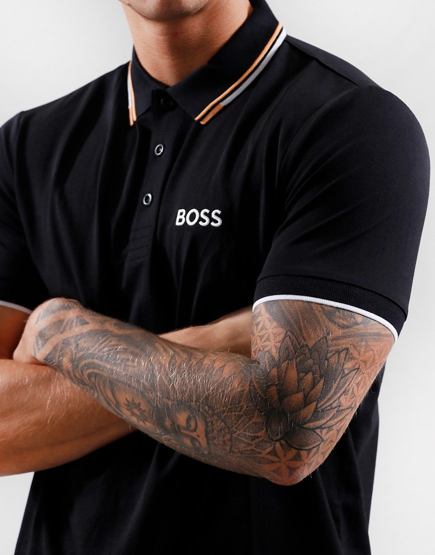 BOSS Paddy Pro Polo Shirt Black - Terraces Menswear