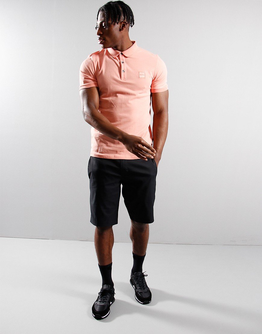 BOSS Passenger Polo Shirt Light/Pastel Red - Terraces Menswear