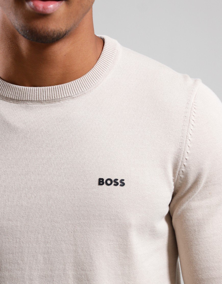 BOSS Rallo Knit Medium Beige - Terraces Menswear